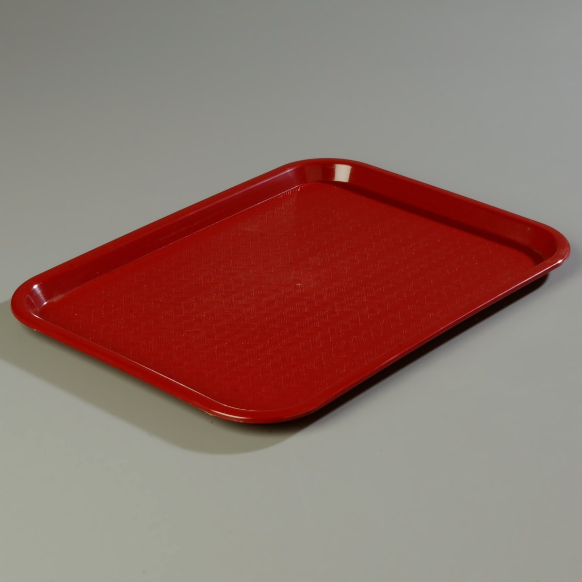 CFS CT101461 Cafe Standard Plastic Cafeteria/Fast Food Tray, NSF Certified, BPA Free, 14" Length x 10" Width, Burgundy (Pack of 24)