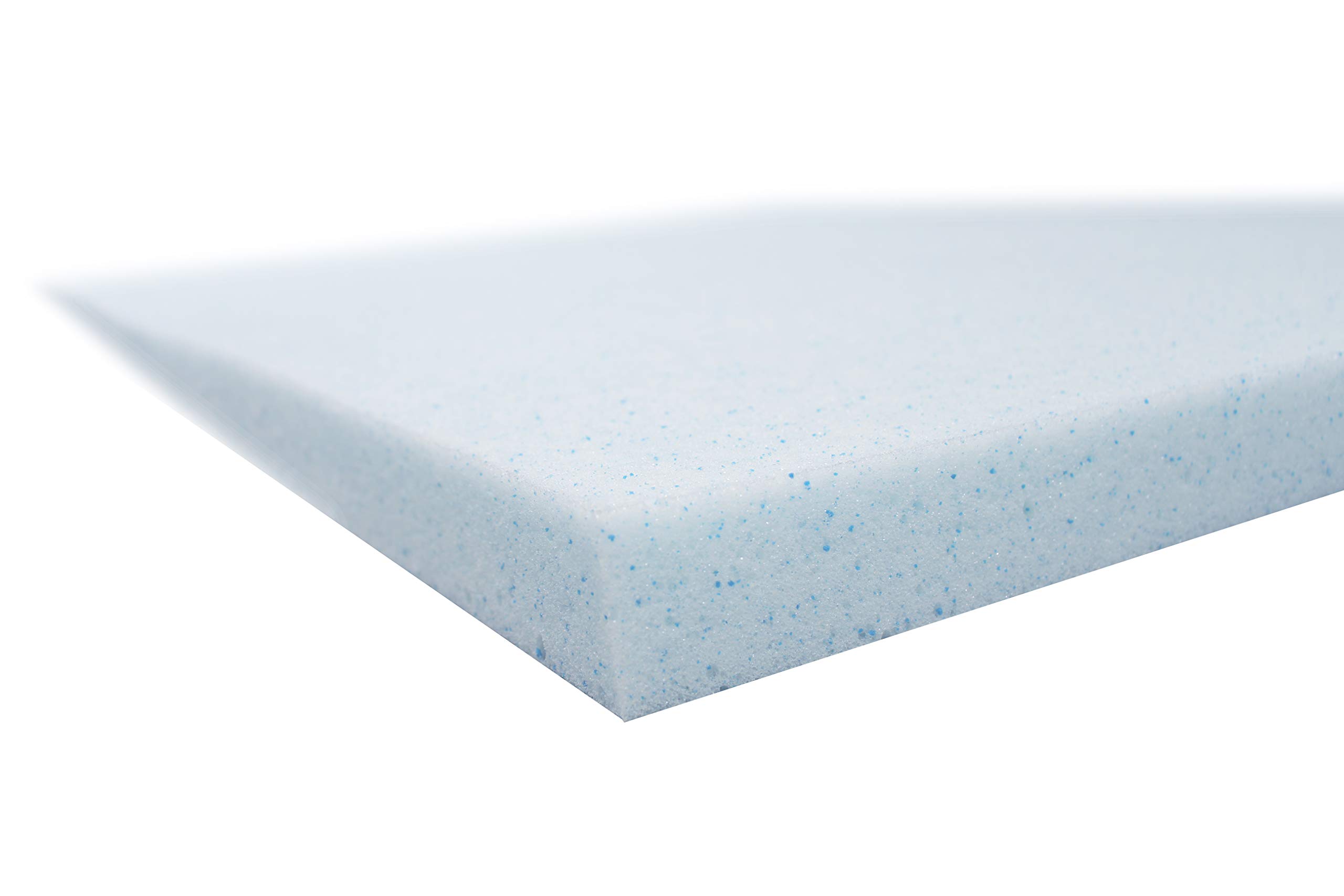 LOUNJ Gel Memory Foam Mattress Topper, Made in USA (Full XL)