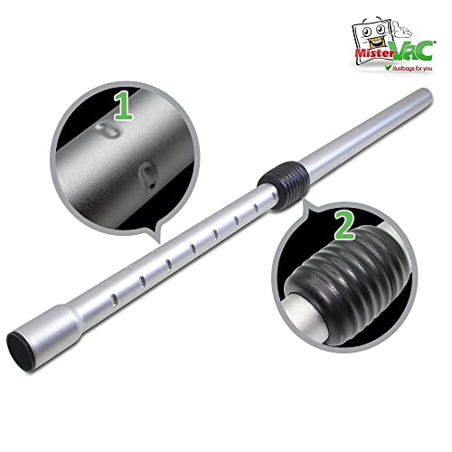 MisterVac Telescopic Vacuum Cleaner Tube Compatible with Moulinex Power Star Type CN6 TPSE1200LE