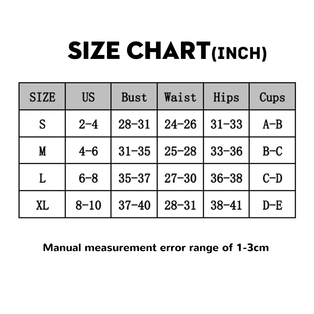 Bounzhi Women Two Piece Swimsuits High Waisted Bikini Sets Vintage Bathing Suit Beach Monokini Swimwear (as1, alpha, x_l, regular, regular, White)