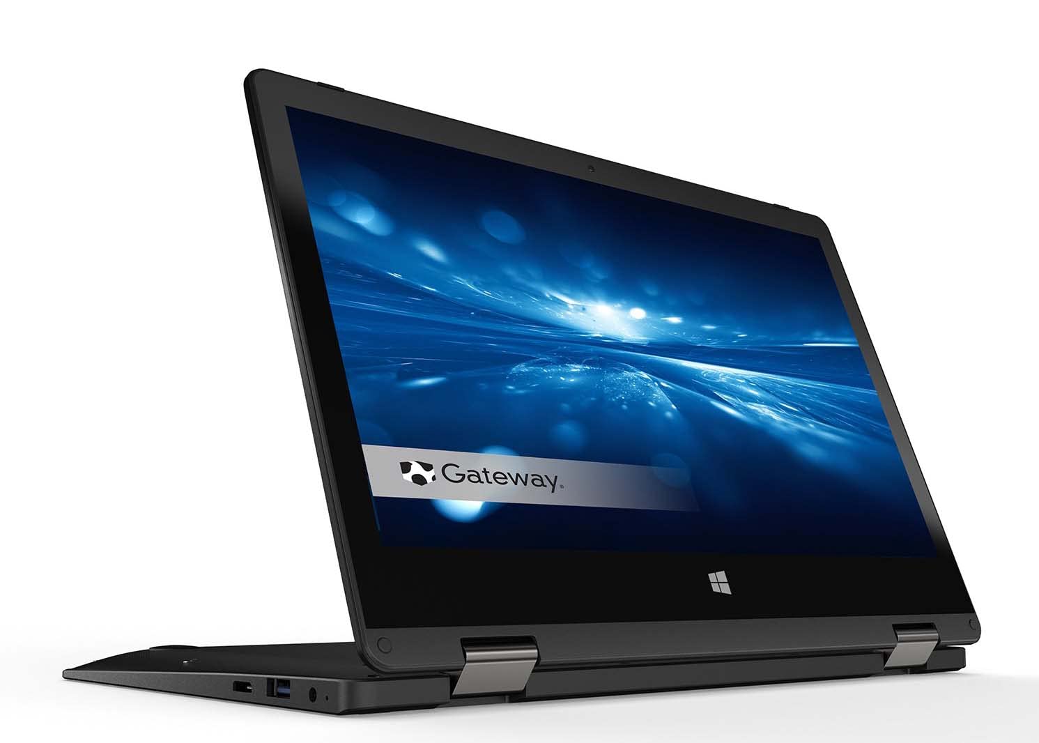 Gateway Newest Touchscreen 11.6 HD 2-in-1 Convertible Laptop in Black Intel N4020 4GB RAM 64GB SSD Mini-HDMI Webcam Windows 10 S