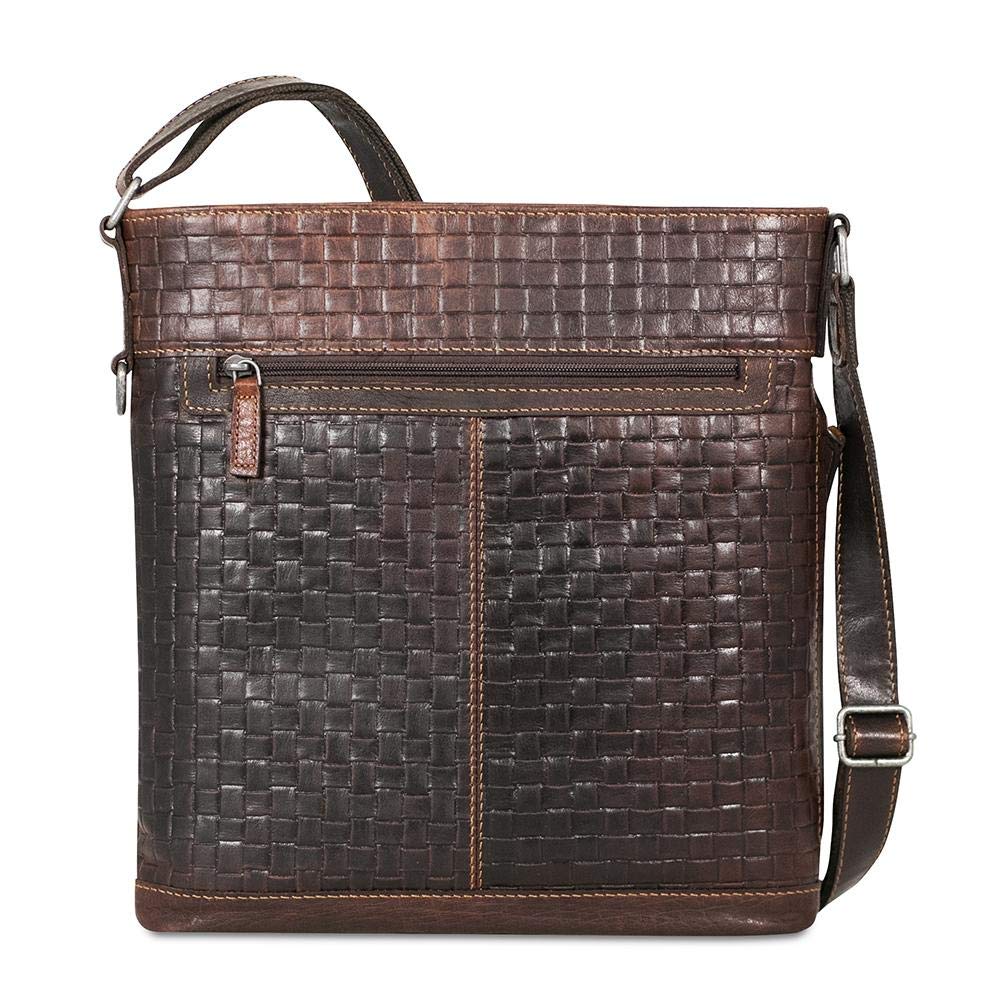 Voyager Woven Crossbody Bag #WF312 (Brown)