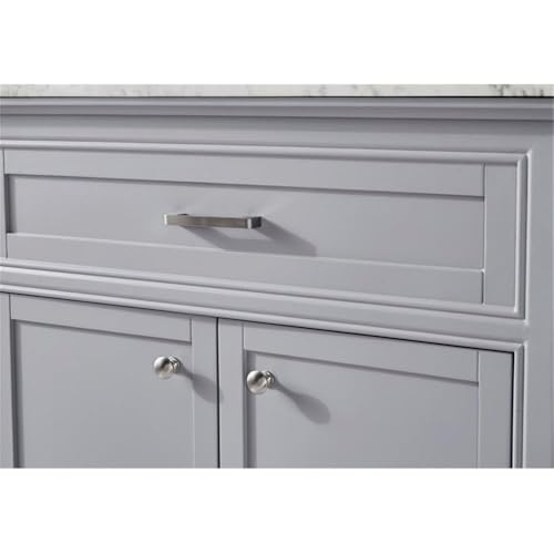 Elegant Kitchen and Bath 30 inch Single Bathroom Vanity Cabinet Set - Light Grey
