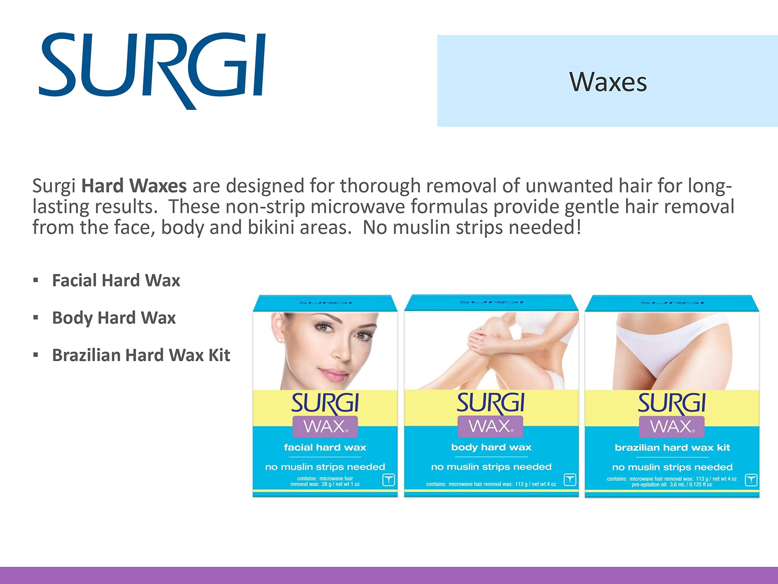 Surgi-Care Surgi-Wax Brazilian Wax Kit - 4.125 oz (Model: SU004)