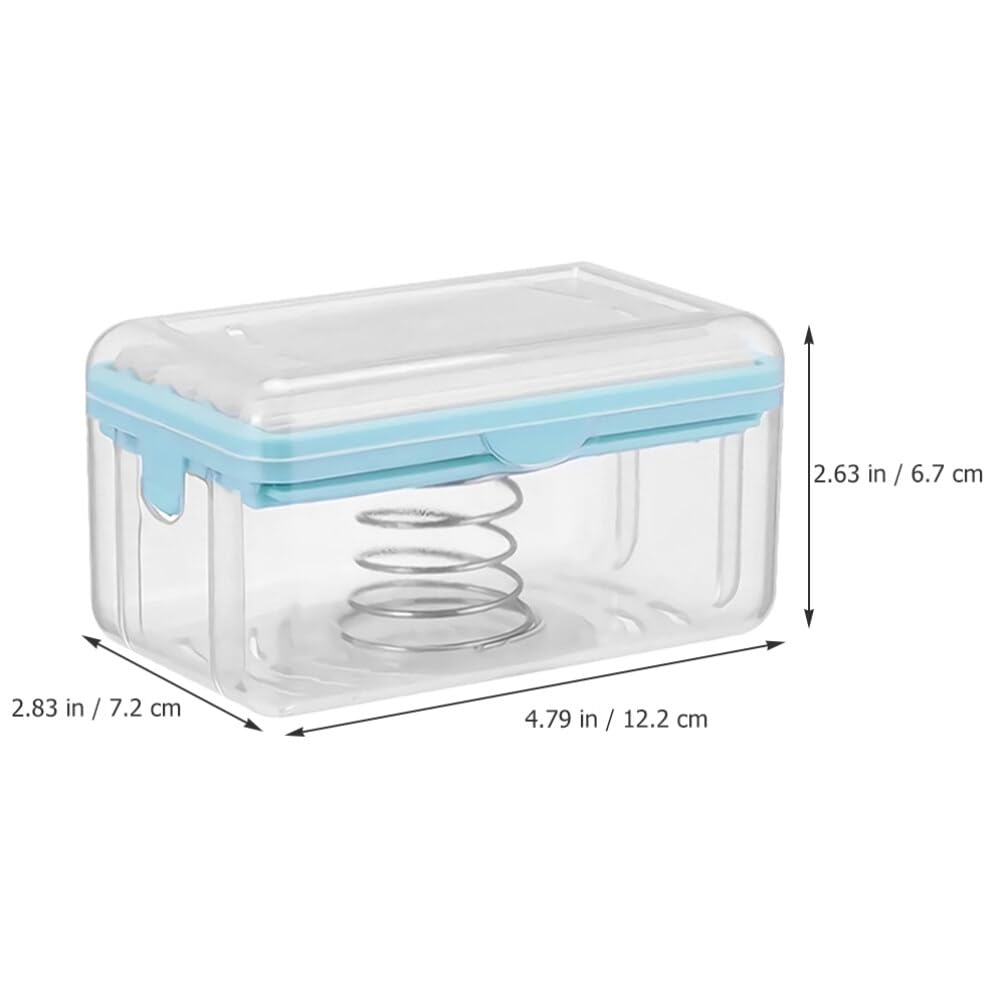 Cabilock 3pcs Box Soap Dish Foaming Holder Soap Foaming Case Soap Drainer Soap Foaming Tool Soap Container Foaming Soap Dish Soap Dishes for Bar Soap Household Soap Holder Travel Pp