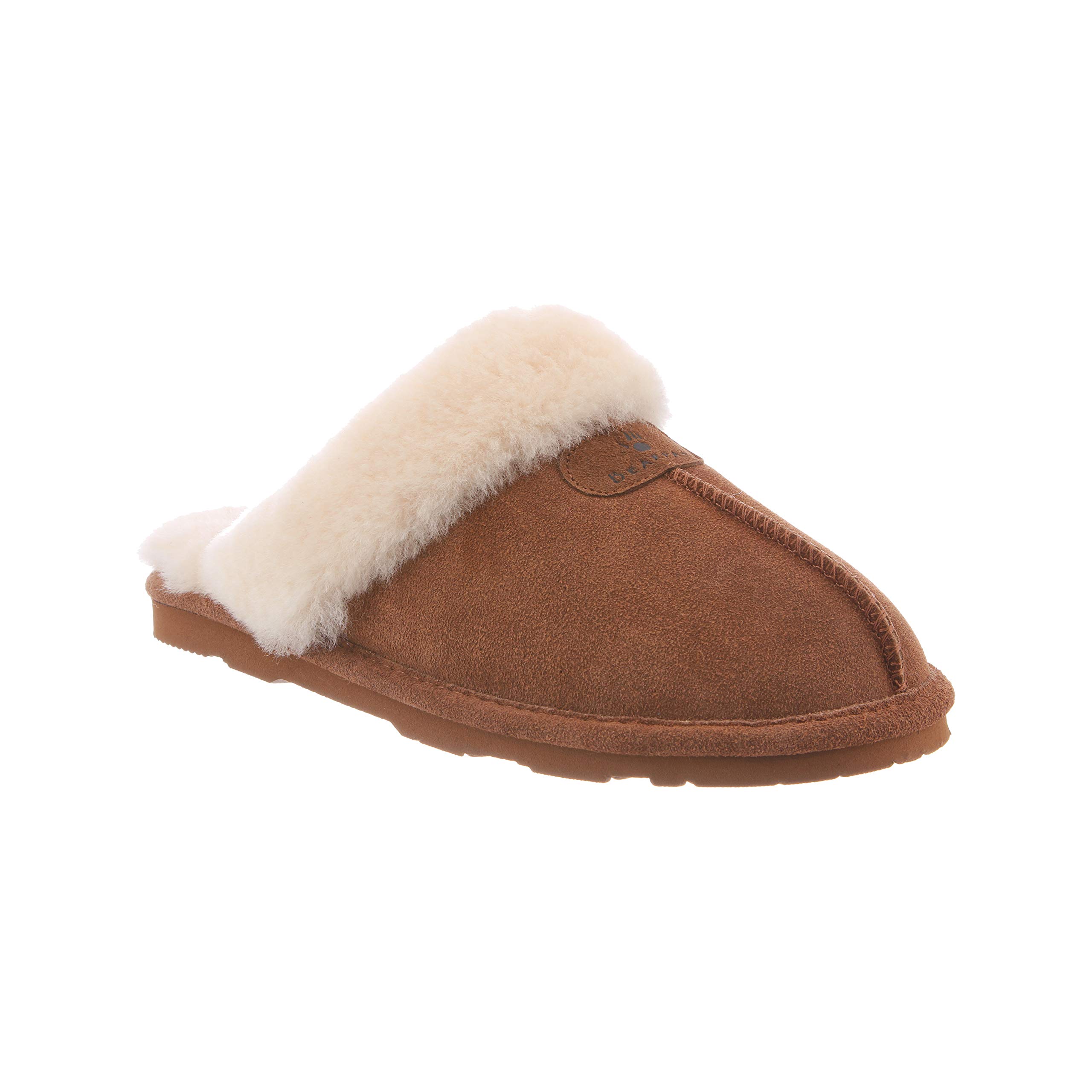 BEARPAW Women's Loki II Slide Slipper Hickory 7.5 M US