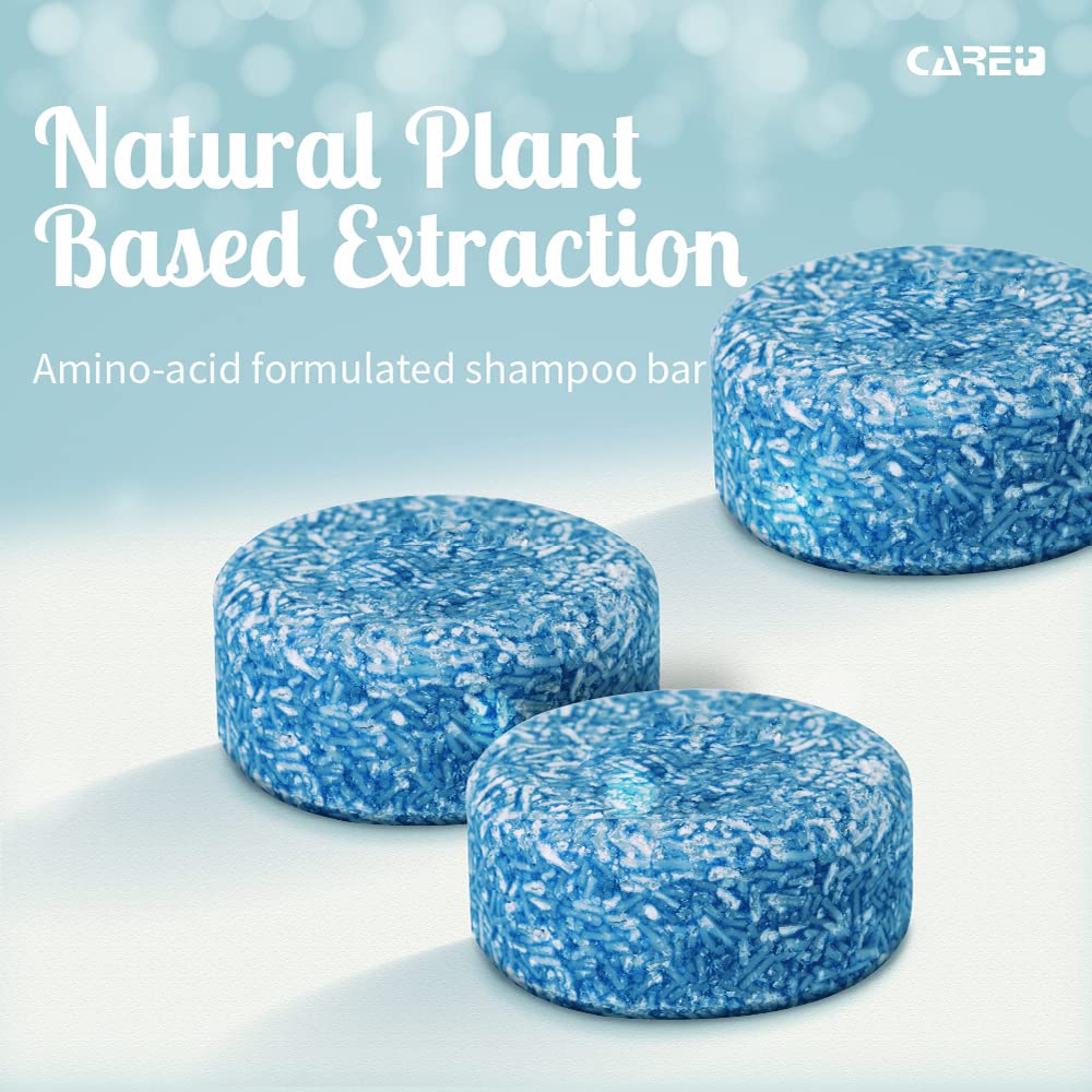 Care+ Deep Cleanse & Solid Shampoo Bar | Dandruff Treatment & Oily Hair Shampoo Bar Soap | Long-lasting Fragrance | Eco-friendly-2.8oz (Minty Lime)
