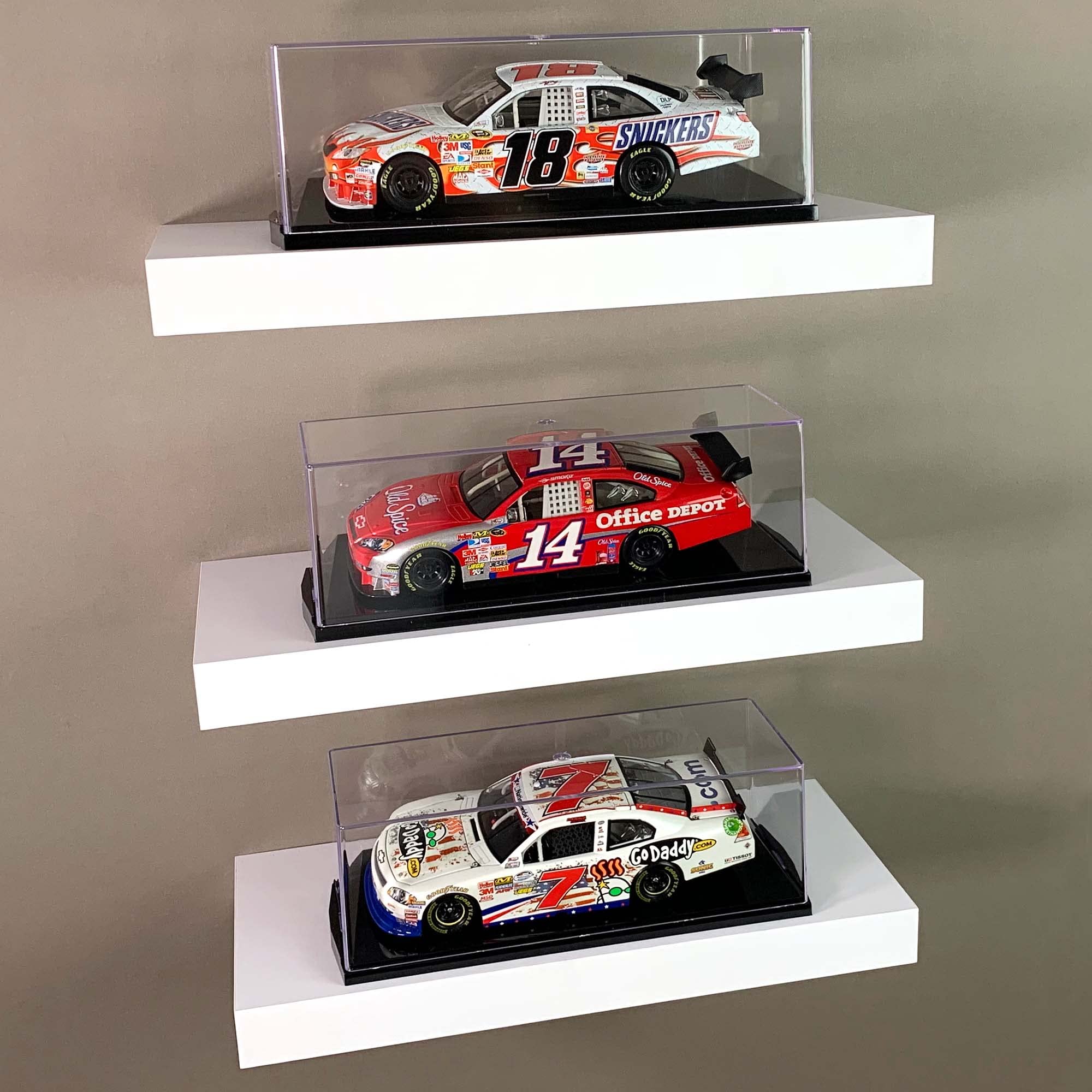 BCW 1-SCD-124 1:24 Scale Car Display Case - Die Cast Nascar