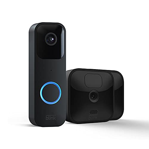 Blink Video Doorbell + 2 Outdoor (3rd Gen) camera system β Two-way audio, HD video, motion and chime app alerts and Alexa enabled β wired or wire-free (Black)