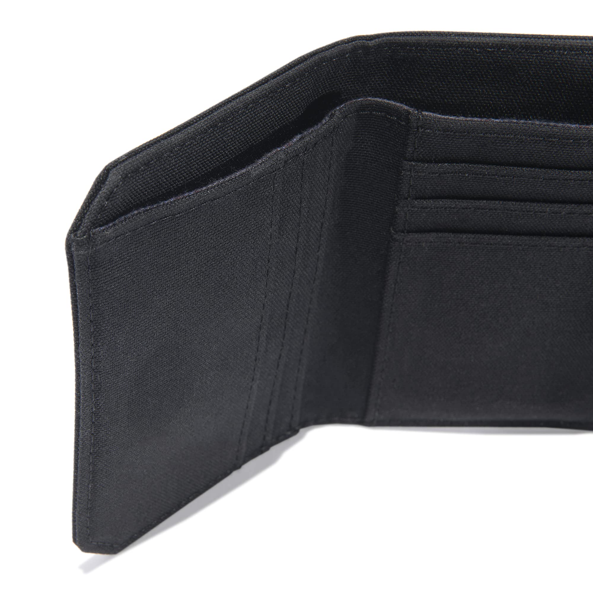 Carhartt Men's Casual Trifold Wallets, Nylon Duck (Black), One Size