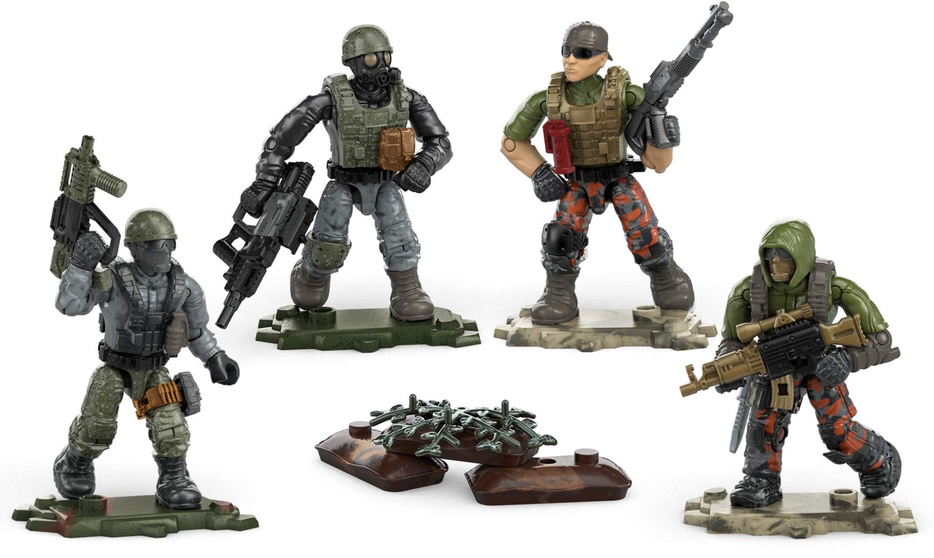 Mega Construx Special Ops vs Jungle Mercenaries Call of Duty Collectible Character Buildable Micro Action Figure