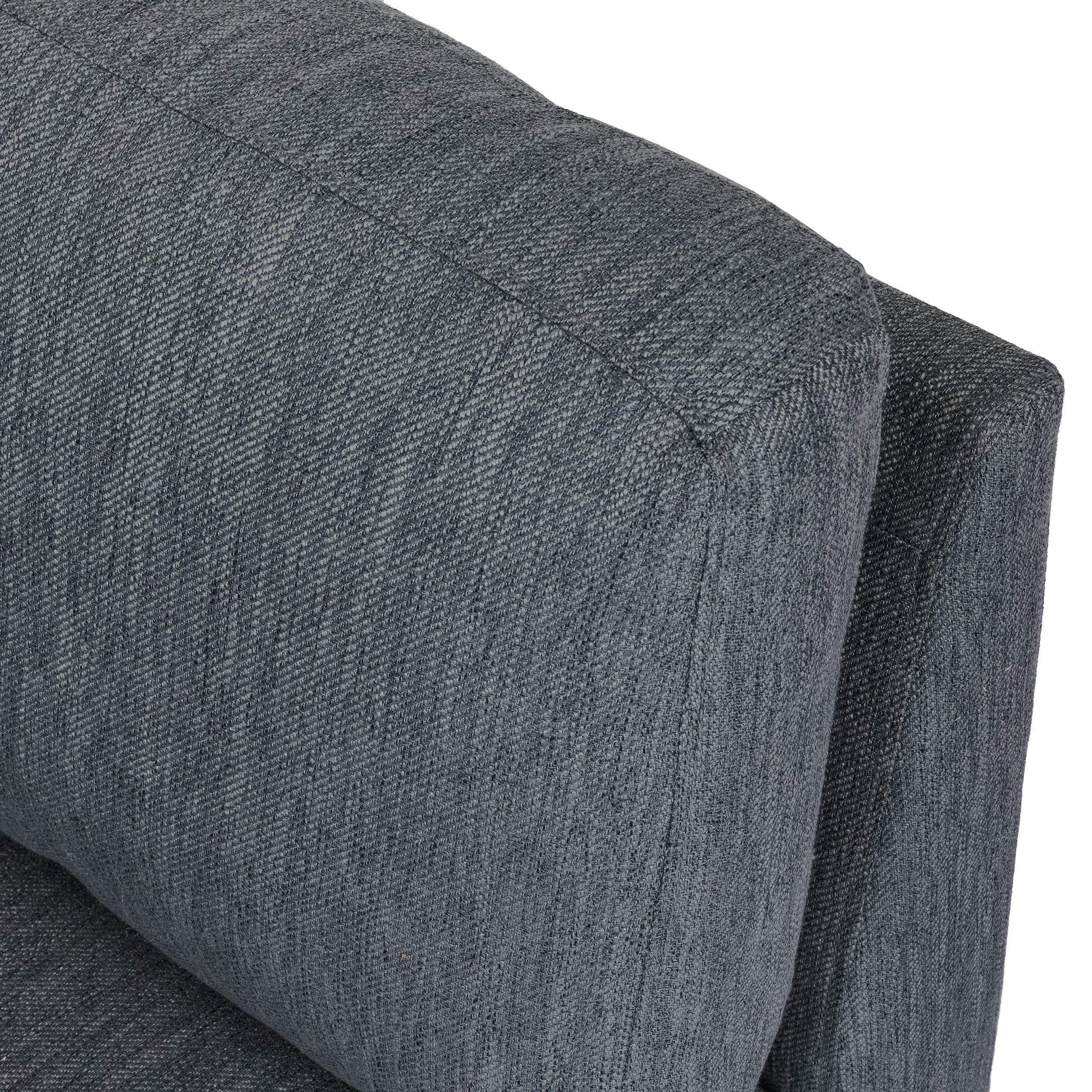 Christopher Knight Home Hyland Chaise Lounge, Charcoal + Black