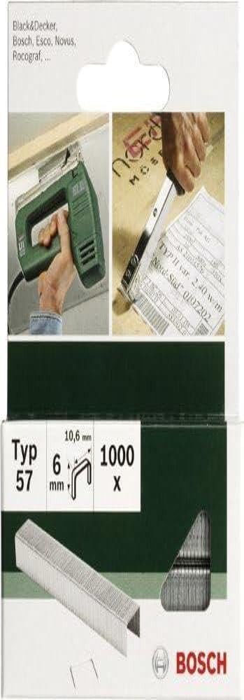 Bosch 2609255834 14mm Type 51 Flat Wire Staples (Pack of 1000)