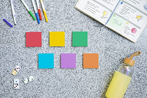 Post-it Super Sticky Notes, 3x3 in, 12 Pads, 2x the Sticking Power, Assorted Bright Colors, Recyclable (654-15SSMULTI2)