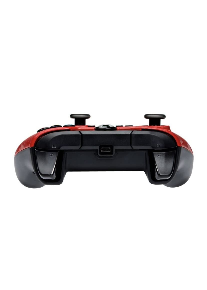 PDP Wired Game Controller - Xbox Series X|S, Xbox One, PC/Laptop Windows 10, Steam Gaming Controller - Perfect for FPS Games - Dual Vibration Videogame Gamepad - Red Camo/Camouflage