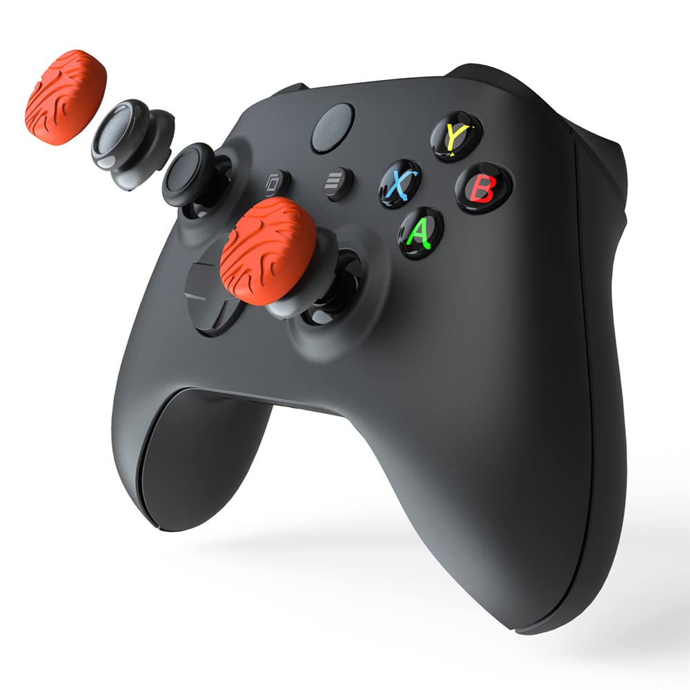 Controller Thumb Covers, Thumbstick Grips Caps Compatible for Xbox one/Xbox Series X Thumbs Grips Caps Joystick Thumbstick for Gaming Controllers Silicone Thumb Case Protection Accessories