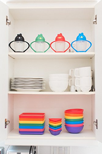 Lollaland Weighted Straw Sippy Cup for Baby:MADE IN USA - Transition Kids, Infant & Toddler Sippy Cup (6 months - 9 months) | Shark Tank Products | Lollacup (Chic Black) w/ Straw Replacement Pack
