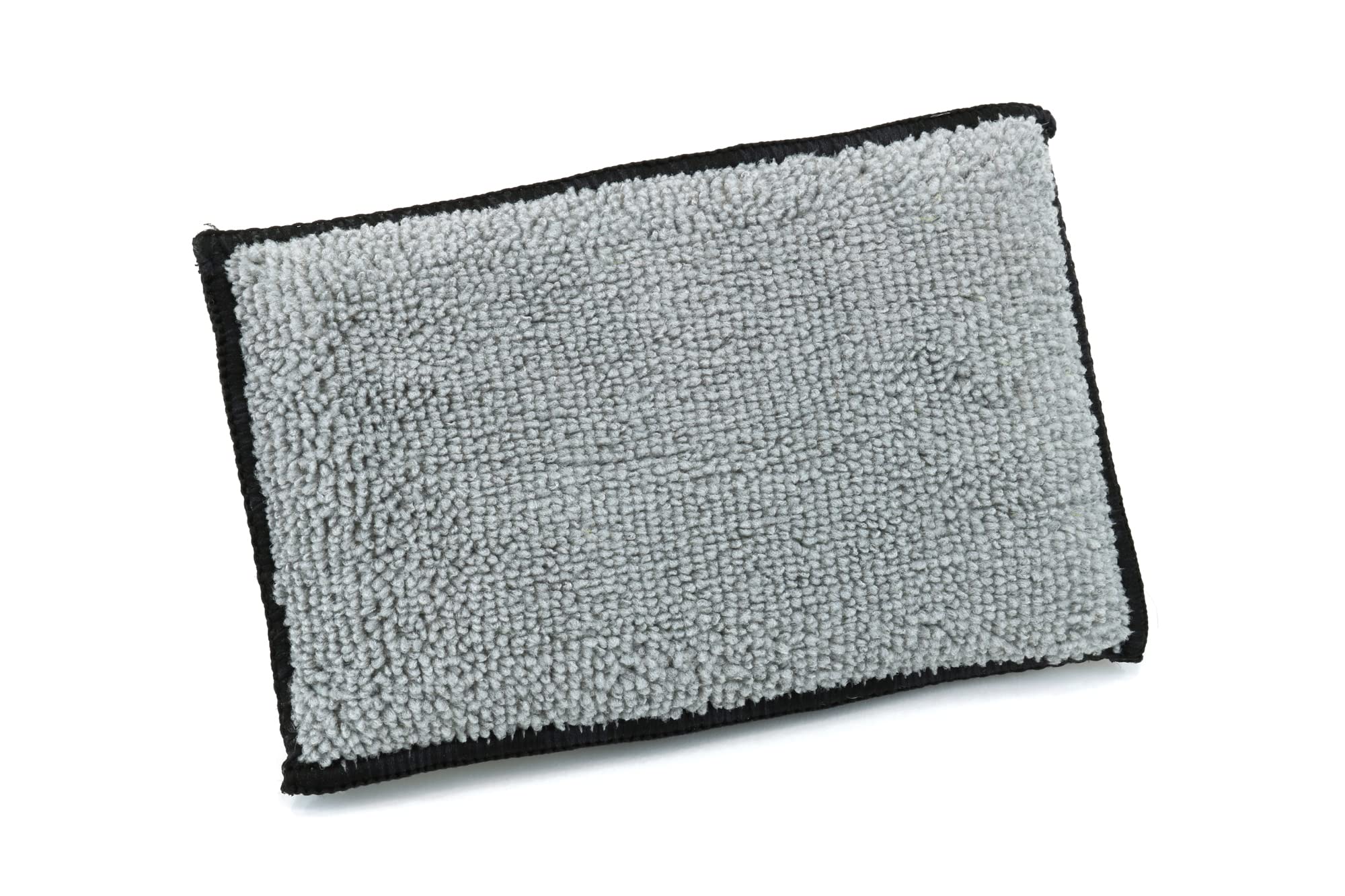 Autofiber Scrub Ninja - Interior Scrubbing Sponge (5”x3”) for Leather, Plastic, Vinyl and Upholstery Cleaning (White/Gray)