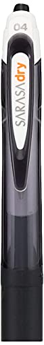 Zebra Sarasa Dry B-JJS31-BK Gel Ballpoint Pen, 0.4, Black, 10 Pieces