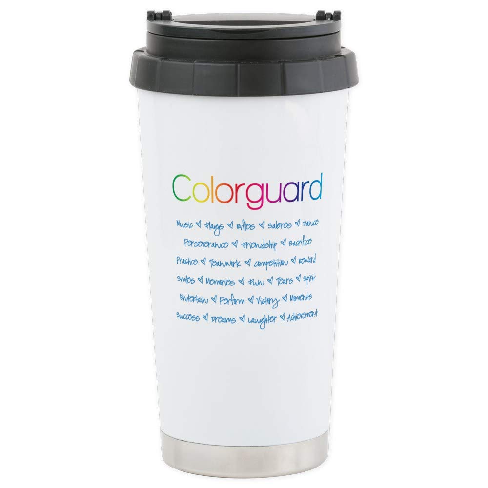 CafePress Colorguard Stainless Steel Travel Mug Stainless Steel Travel Mug, Insulated 20 oz. Coffee Tumbler