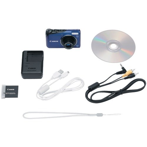 Canon Powershot A2200 14.1 MP Digital Camera with 4x Optical Zoom (Blue)