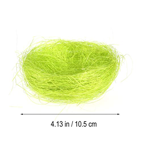 SOIMISS 6pcs Easter Party Supplies Nests Easter Table Decorations Simulation Birds Nest Natural Ornaments Decorative Easter Nest Garden Artificial Nest Moss Bird Nest The Bird's Nest Chick