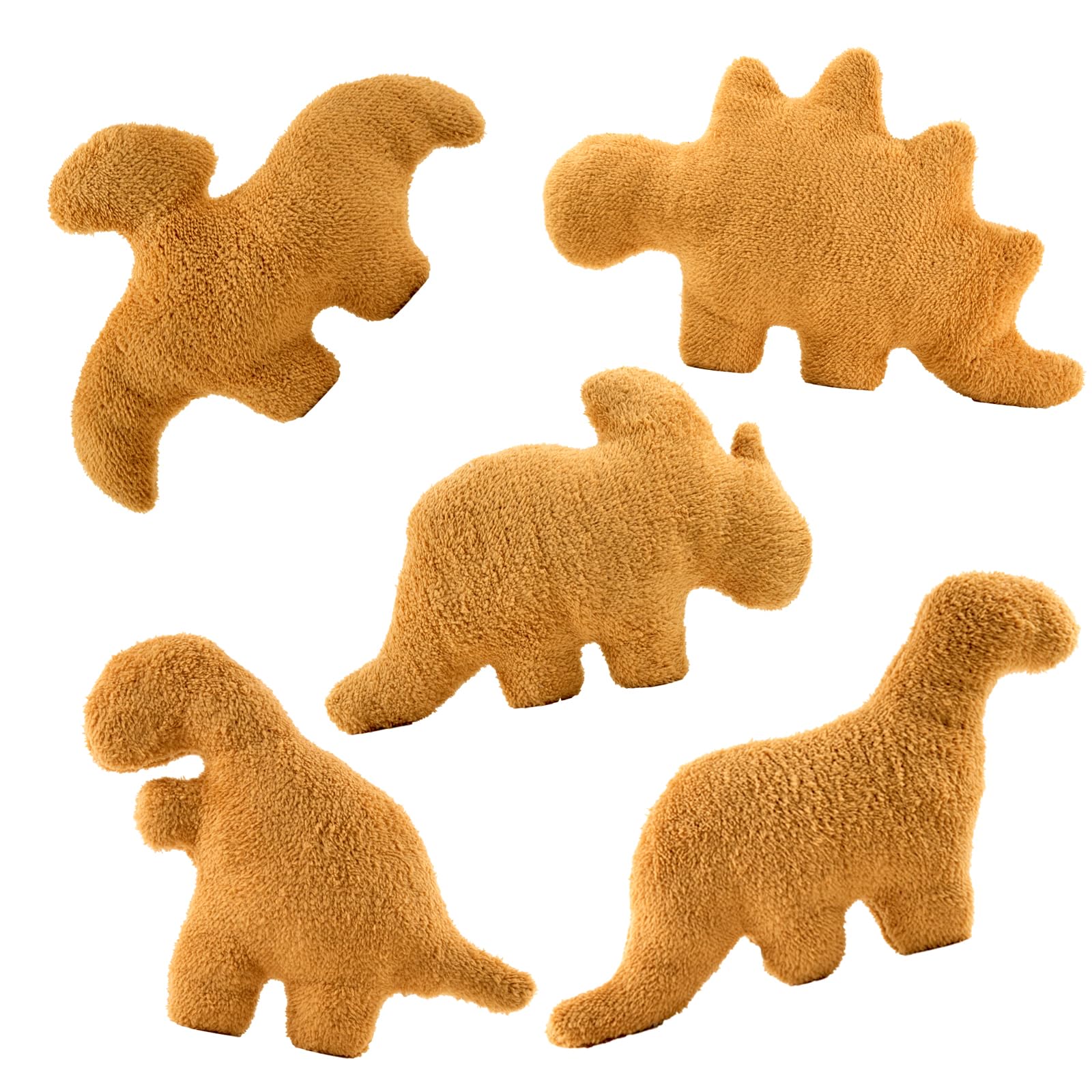 Dino Nugget Pillow Set-Delicious Hugs from Chicken Nugget Pillow,Dino Nugget Couch Pillow Set Gift for Chicken Nuggets Lovers