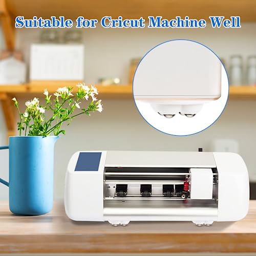 Mini Caster Wheels 8 Pcs, NOVWANG Appliance Rollers Stainless Steel Quadruple Bead Self Adhesive Caster Wheels Sturdy Sticky Swivel Pulleys Universal Wheels for Kitchen, Box, Small Appliance Slider