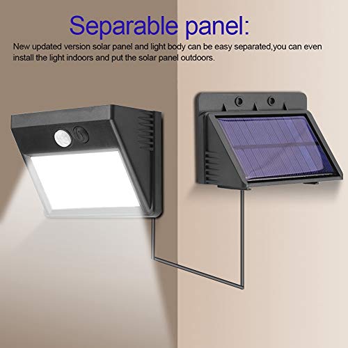 Solar Sensor Light, Turns on Automatically 3 Modes Solar Powered Light Wall Light Garden Light for Home Garden
