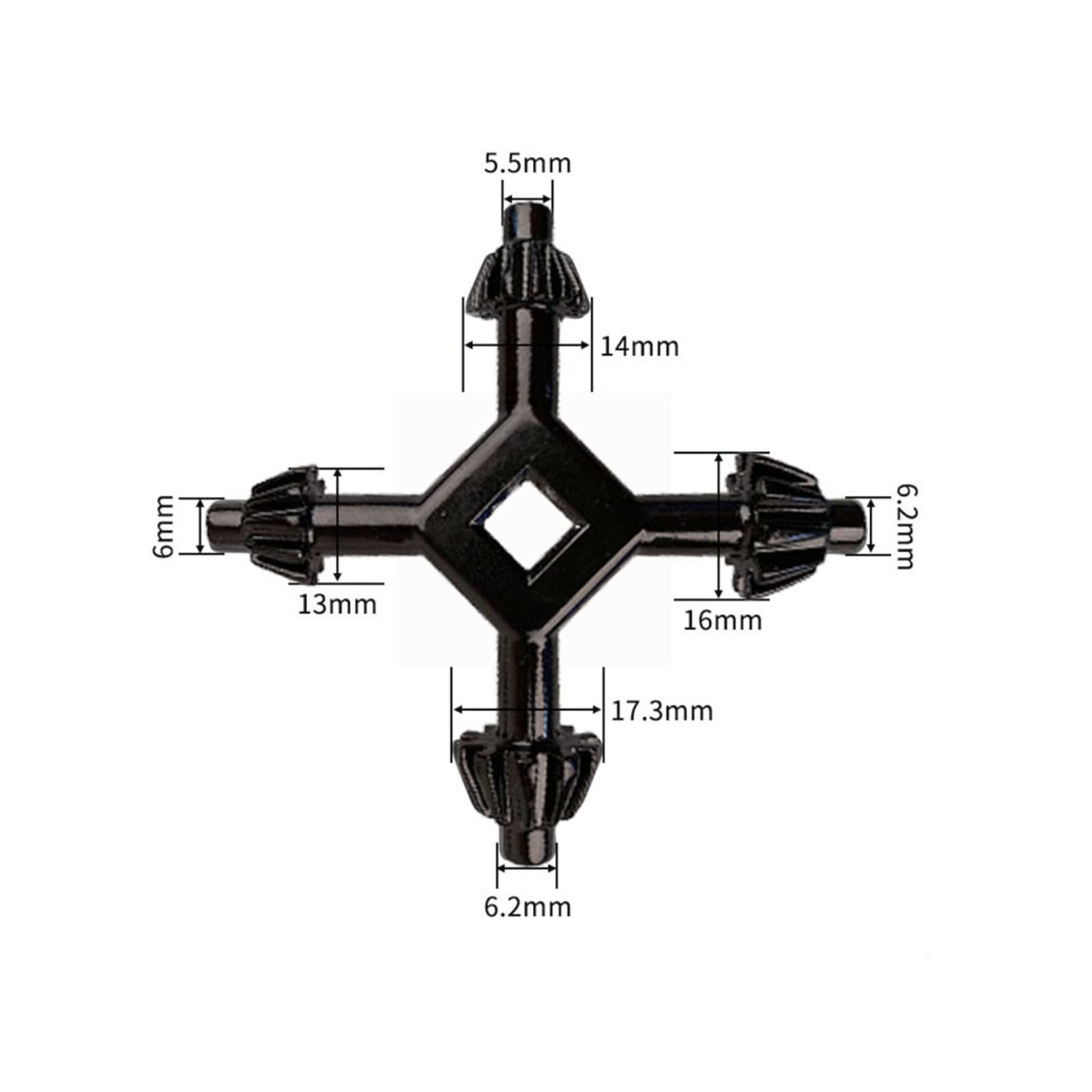 Chuck Key 4 in 1 Drill Chuck Key, Chuck Key For Drill Press, Original Professional Master Chuck Key, Universal Key
