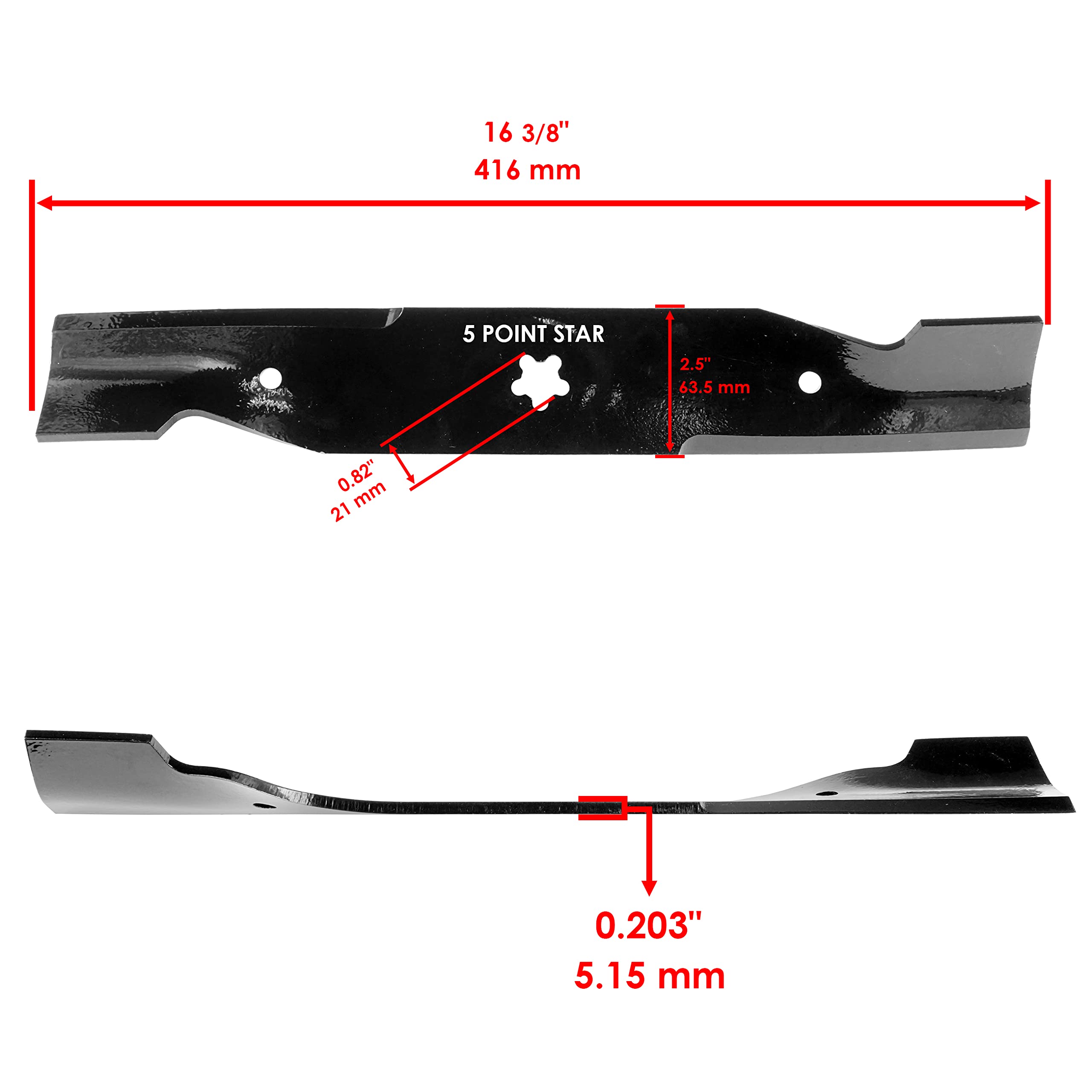 Caltric Spindle Belt Blade Deck 48" Compatible with Husqvarna Z4824 587125201 532174375 532180054