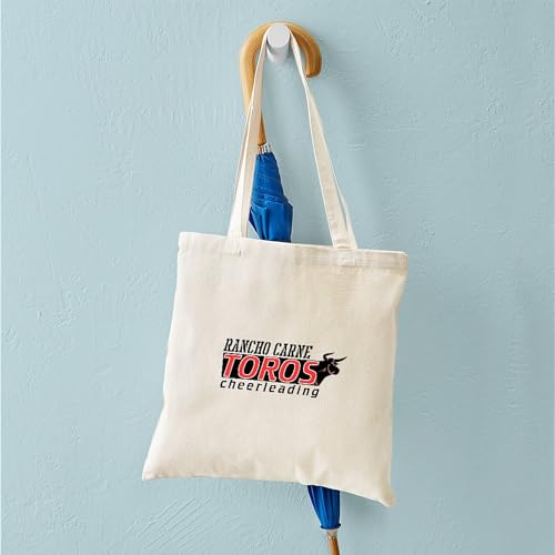 CafePress Rancho Carne Toros Tote Bag Natural Canvas Tote Bag, Reusable Shopping Bag