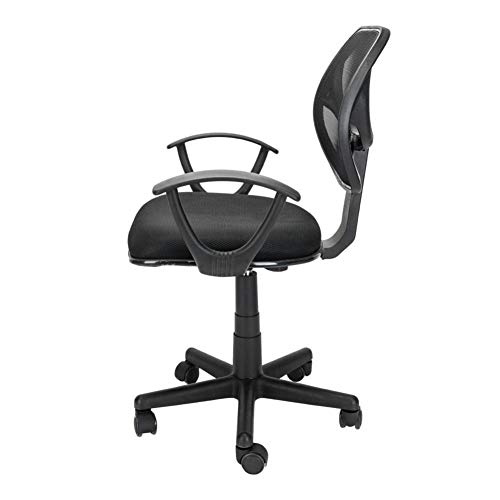 ZLBYB Executive Office Chair - High Back Office Chair with Footrest and Thick Padding - Reclining Computer Chair with Ergonomic Segmented Back, Black