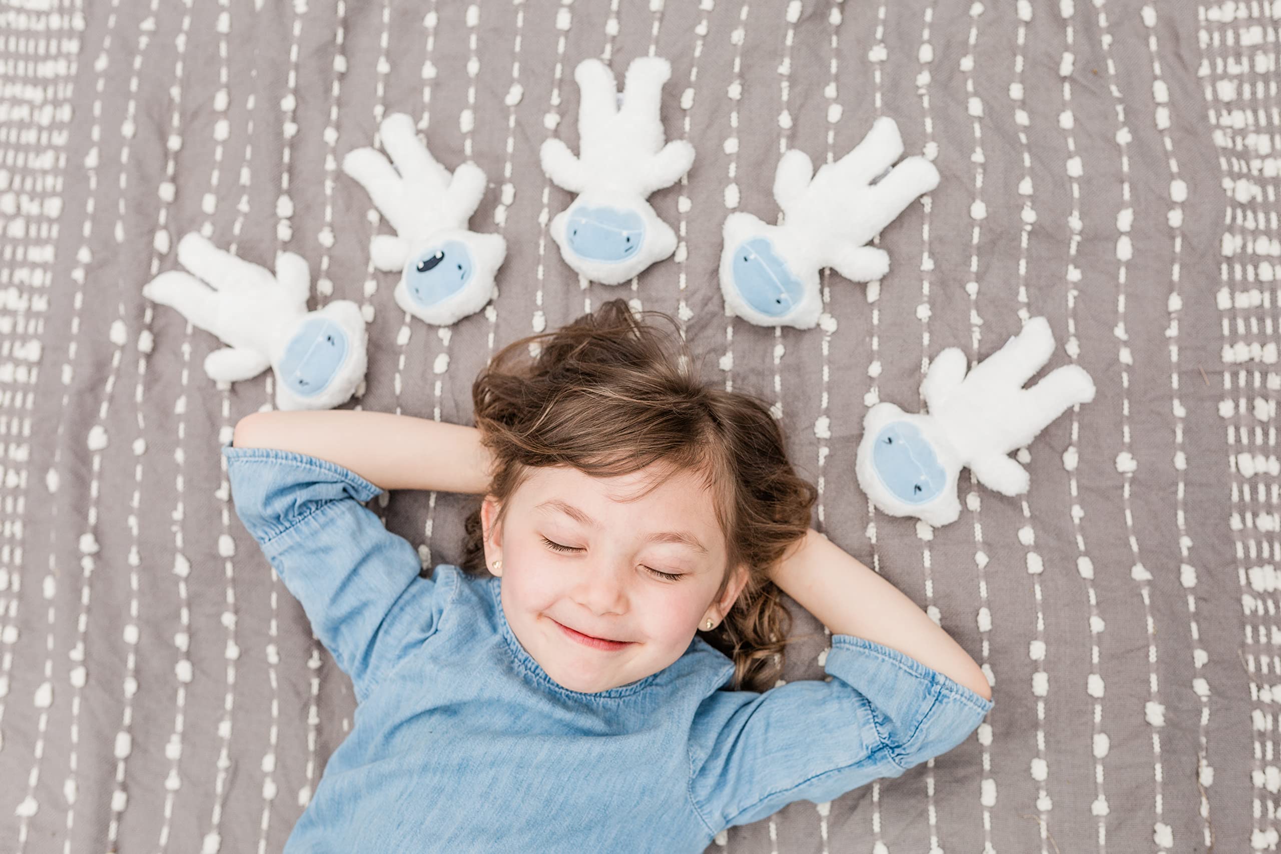 Slumberkins The Feels Set - Includes 5 Mini Feels Plush Toys, Interactive Story Book, & Slumberkins Mountain Pillow for Easy Storage - Social Emotional Tools for Ages 0+