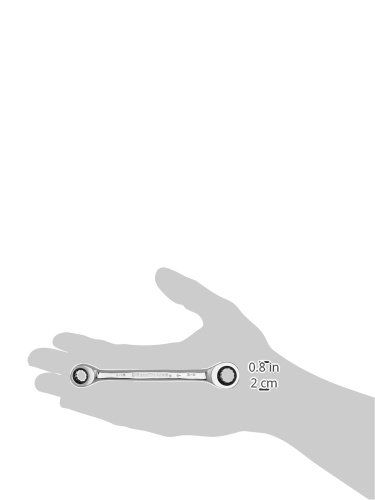 GEARWRENCH 12 Pt. Double Box Ratcheting Wrench, 5/16" x 3/8" - 9201D