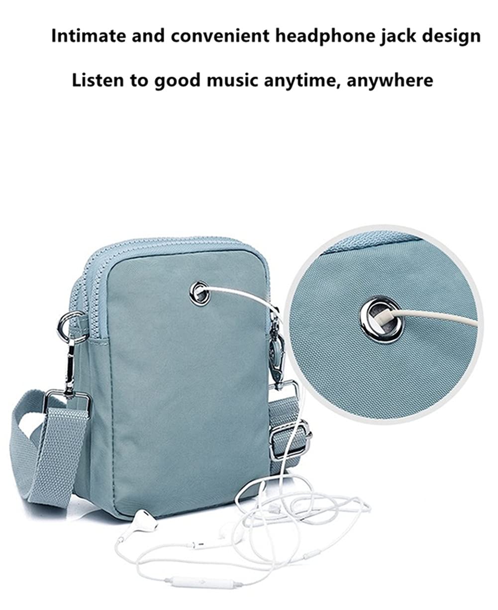 Small Crossbody Bags for Women Shoulder Bag Lightweight Nylon Cell Phone Purses