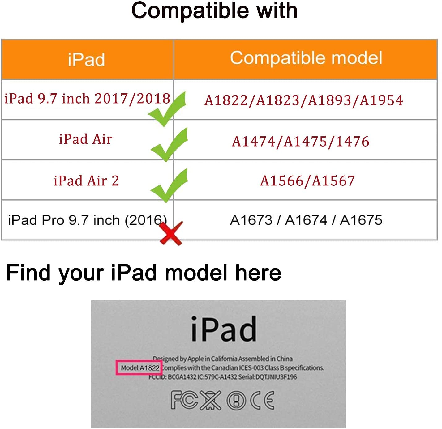 Case for iPad 9.7 5th/ 6th Gen (2017/2018)/ iPad Air 2/ Air 1-360 Degree Rotating Multi Angle Viewing Folio Stand Cases with Auto Sleep/Wake (Purple Butterfly)