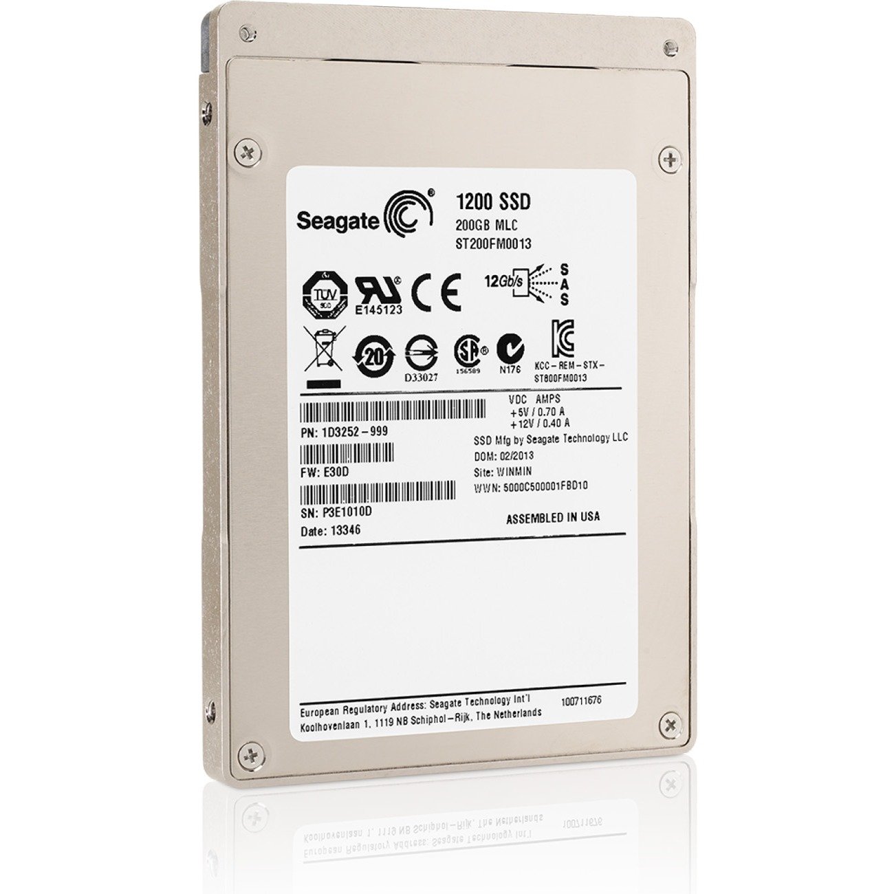 Seagate ST200FM0053 200GB 2.5" SAS Internal Solid State Drive