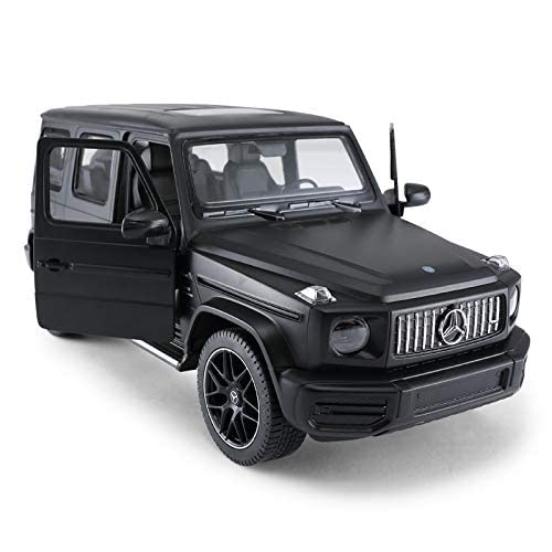 RASTAR Off-Road Remote Control Car, 1:14 Mercedes-AMG G63 R/C Off-Roader Toy Car, Doors Open/Working Lights - Black/2.4Ghz