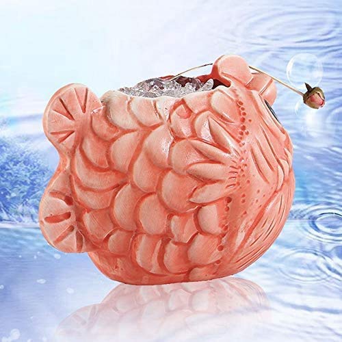 chongjian Tiki Mugs Cocktail,Ceramic Tiki Mug for Exotic Cocktail Glasses,Tiki Bar Professional Hawaiian Party Barware - Great Home Bar Present idea(710ML24ounce)