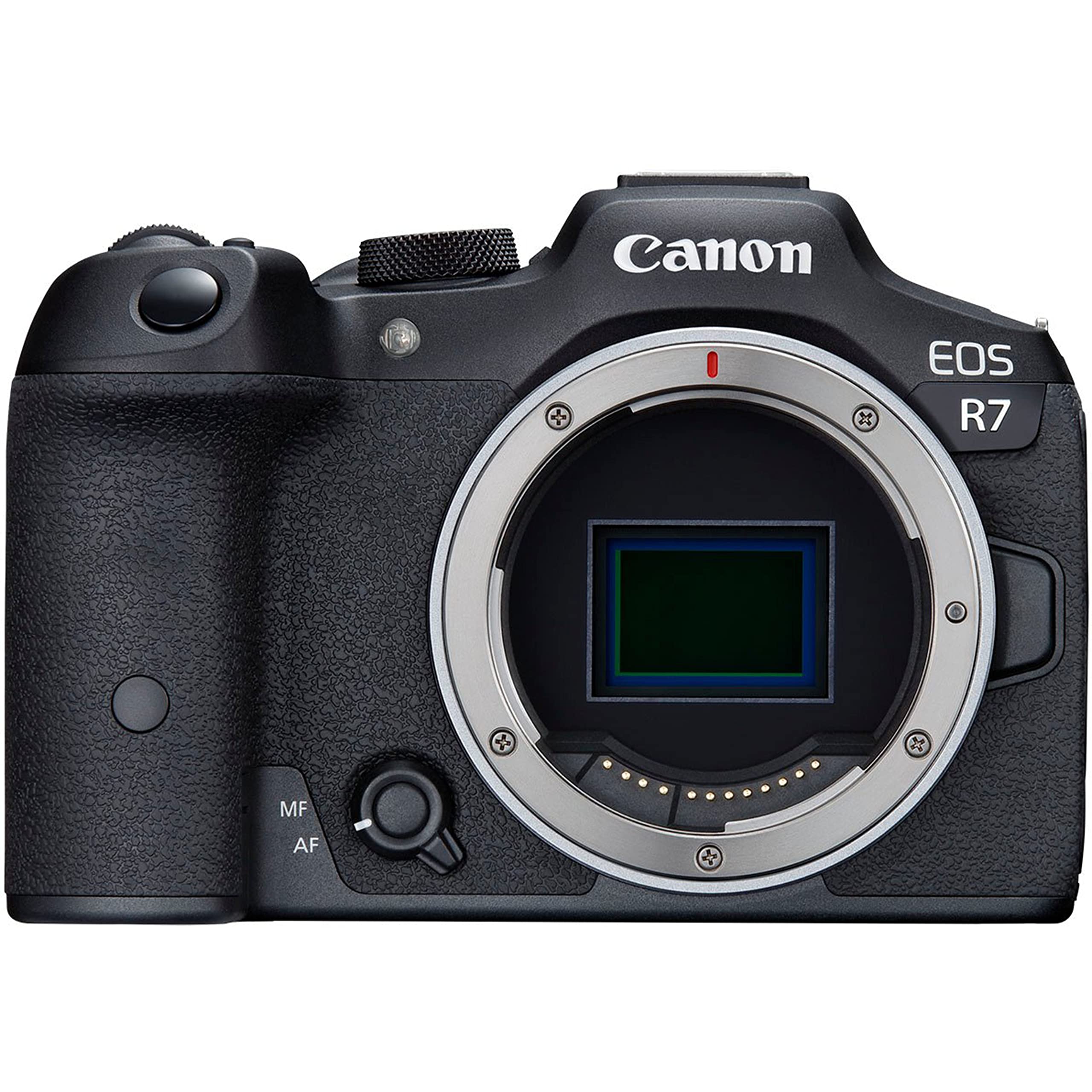 Canon EOS R7 Mirrorless Camera with 18-45mm, EF 75-300mm & 420-800mm Lenses + Mount Adapter + 20 Essential Accessories for Content Creators