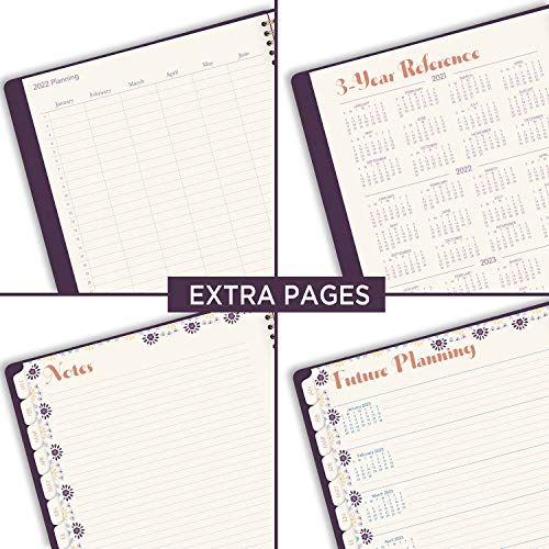 Cambridge 2022 Weekly & Monthly Appointment Book & Planner by Cambridge, 8-1/2" x 11", Large, Sundance, Purple (5051-905)