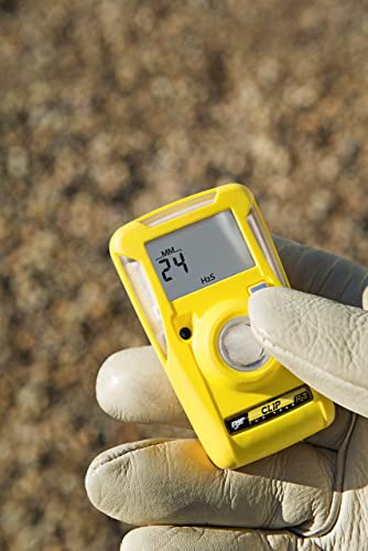BW Technologies Corded Electric BWC2-H BW Clip Single Gas H2S Monitor, 10/15 (1 Pack)