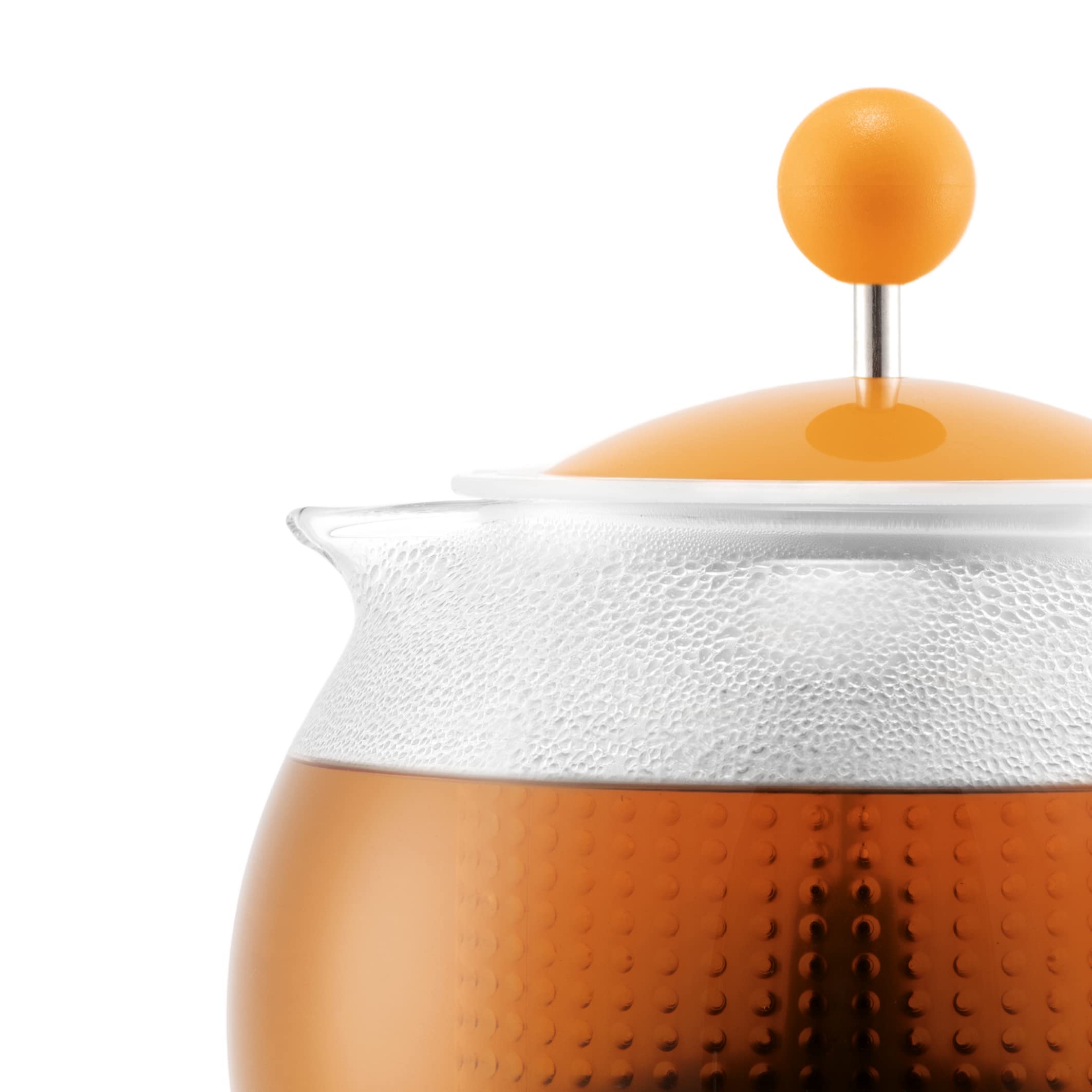 BODUM Assam 1823-449-Y21 Teapot with Glass Handle, Lid and Plastic Filter, 0.5 L