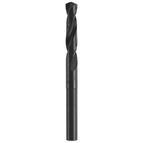 BOSCH BL2161 1-Piece 17/32 In. x 6 In. Fractional Reduced Shank Black Oxide Drill Bit for Applications in Light-Gauge Metal, Wood, Plastic