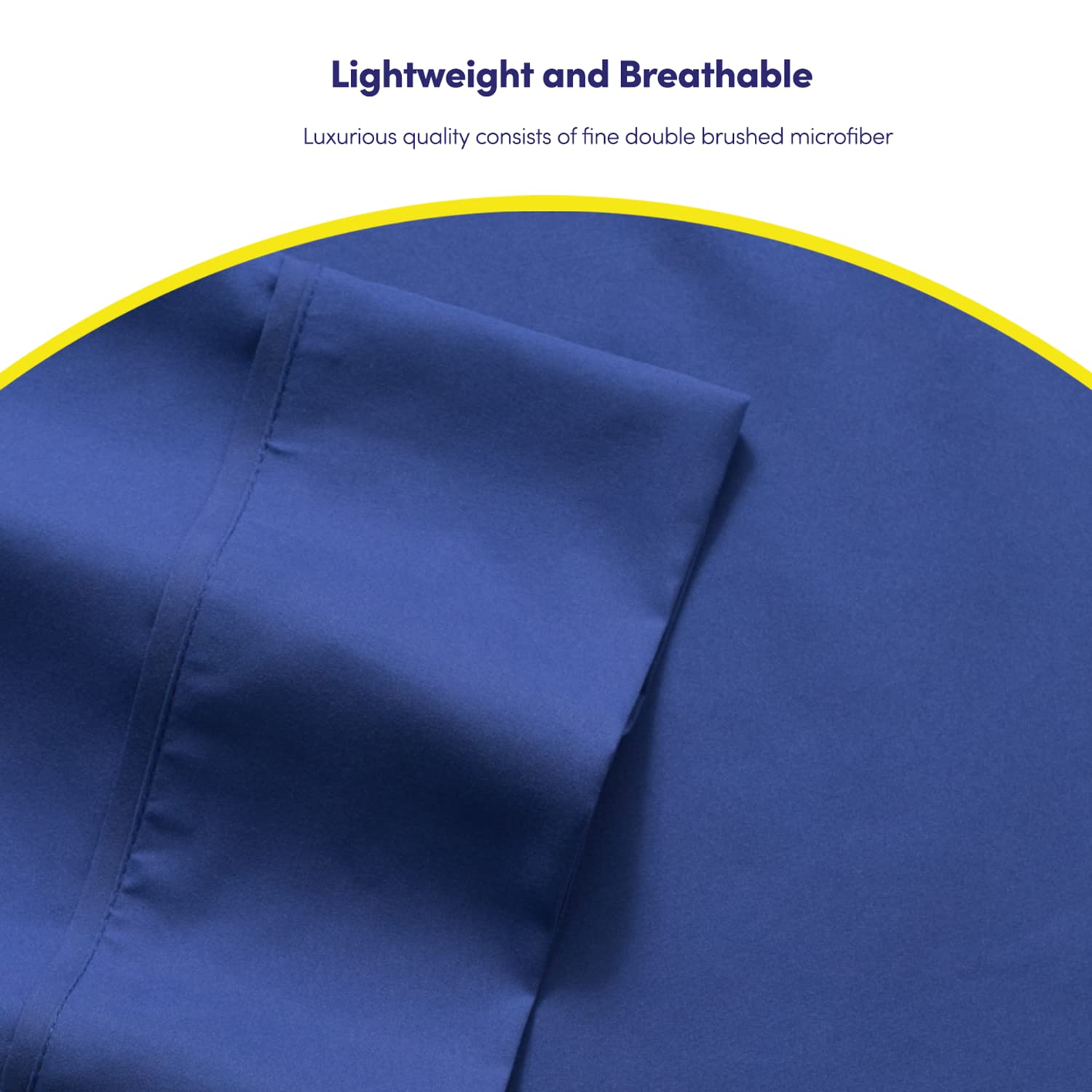 Sweet Home Collection 6Piece 1500 Threadcount Egyptian Quality Deep Pocket Bed Sheet Set - 2 Extra Pillow Cases, Great Value - Queen, Royal Blue