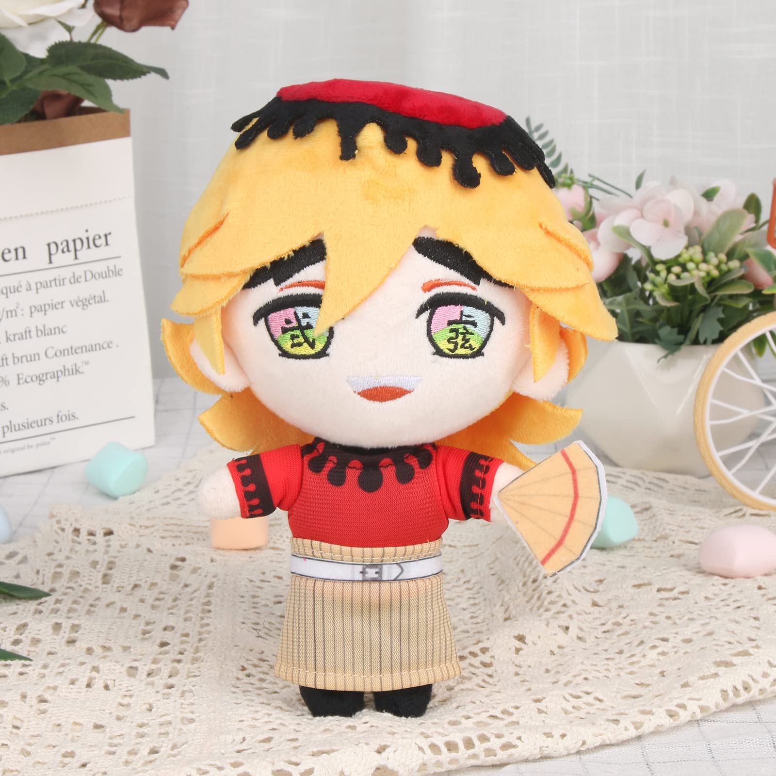 SOLOTIMES Anime Figure Douma Plush Doll 7.8"/20cm Cartoon Stuffed Plushies Kids Toys Birthday Gift Cosplay Props Home Decor