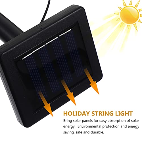 SOLUSTRE Mushroom String Light LED Solar Stake Lights Yard Lawn Garden Night Light Landscape Path Light Garden Decorations for Patio Lawn Driveway