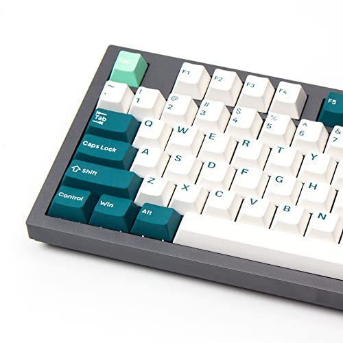 Keychron Double Shot Cherry PBT Keycap Full Keycap Set (219 Keys) - White Mint