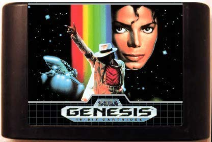 Michael Jackson’s Moonwalker (Sega Genesis / Megadrive) – Reproduction Video Game Cartridge with Clamshell Case and Manual